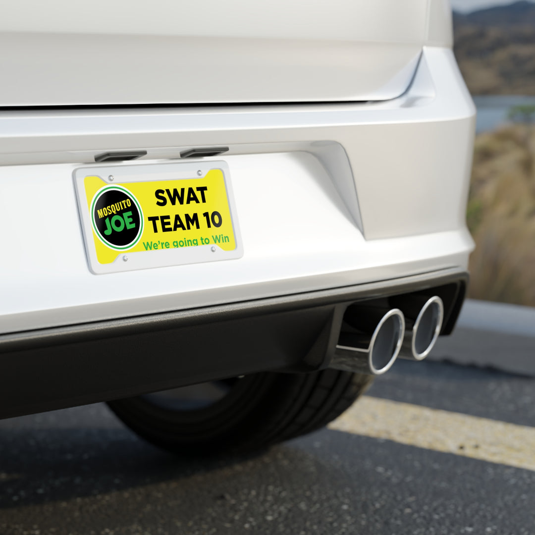 Swat Team License Plate – Mosquito Joe Merch Store