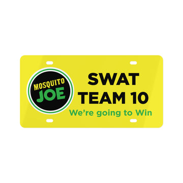 Swat Team License Plate – Mosquito Joe Merch Store