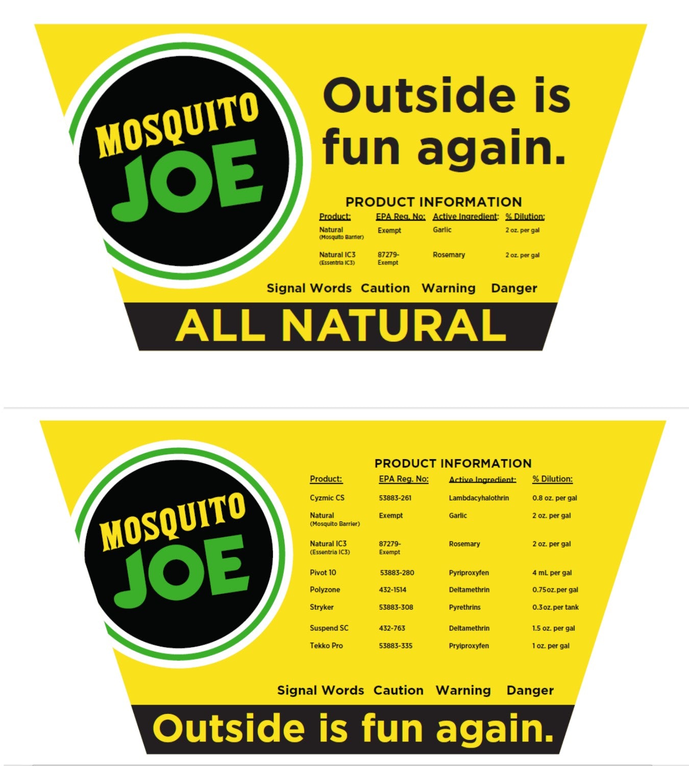 Blower Stickers – Mosquito Joe Merch Store